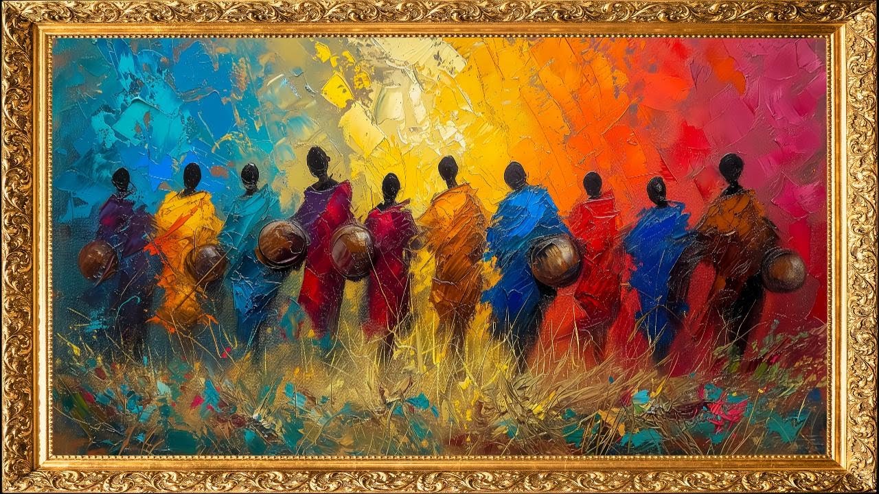 Black Art Screensaver | Wall Art Framed | Frame TV Art - YouTube