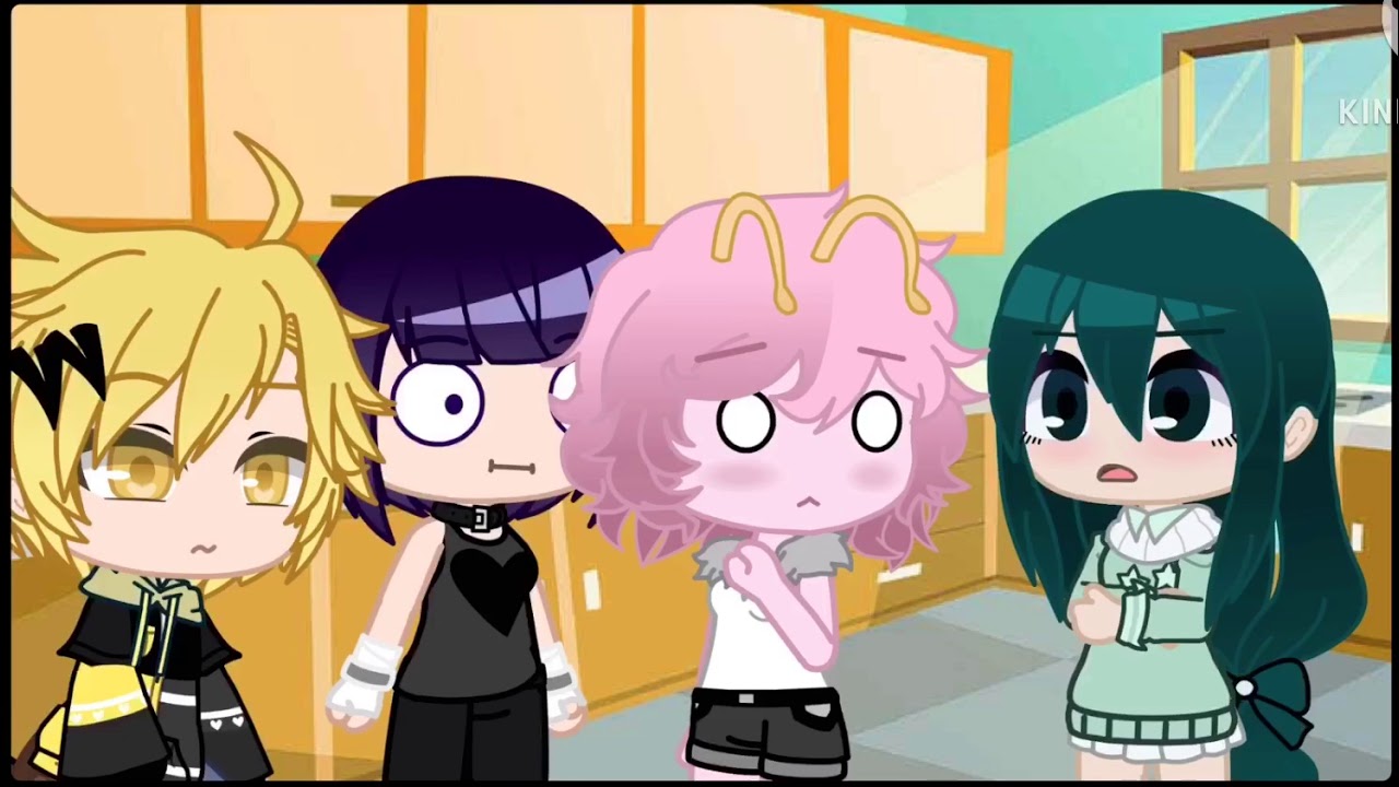 I saw you hanging out with mineta/ bnha gacha club - YouTube