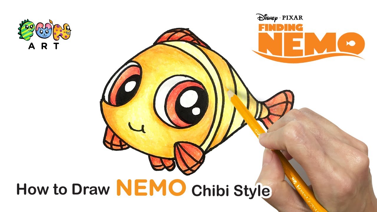 How To Draw NEMO | FINDING NEMO | CHIBI STYLE - YouTube