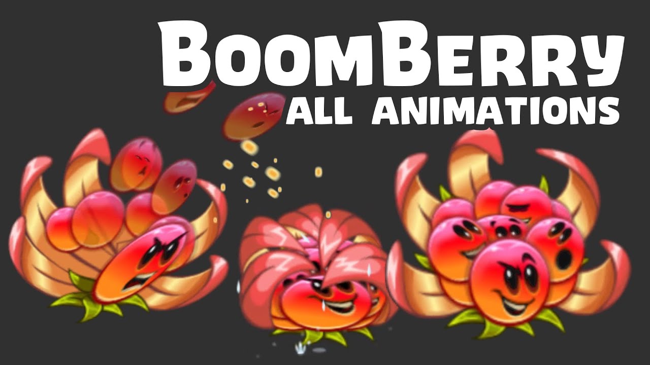 BoomBerry All Animations | Plants vs Zombies 2 10.3.1 - YouTube