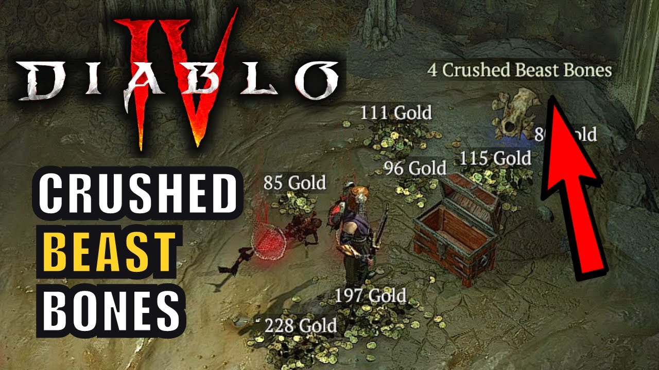 Crushed Beast Bones 1 Min Farming Guide | Diablo 4 - YouTube