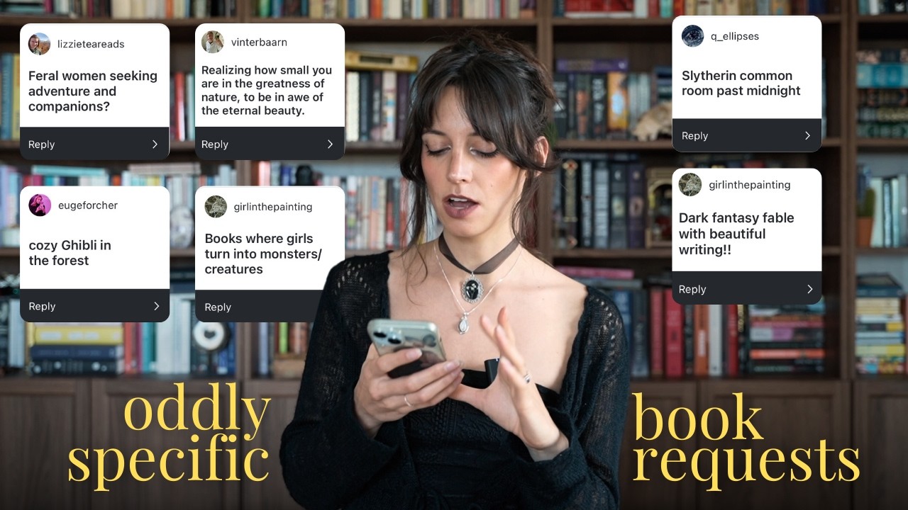 26 oddly specific book recommendations - YouTube