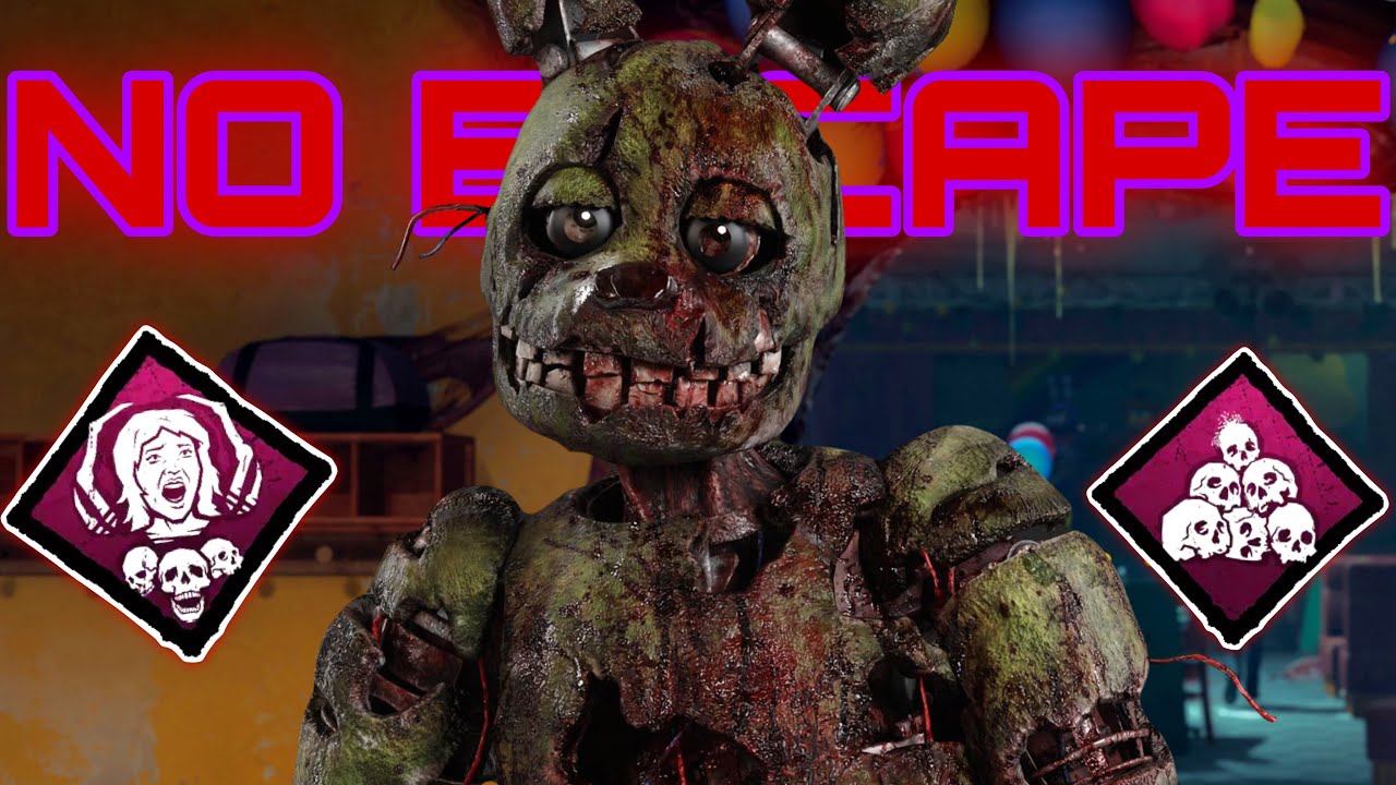 DEATH BUILD FOR BLOODY SPRINGTRAP | Dead by Daylight - YouTube