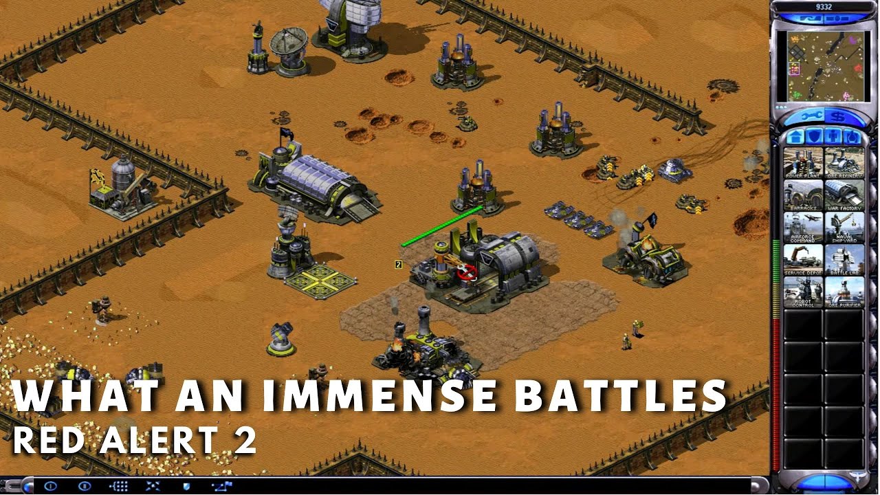 Red Alert 2 | What an immense attacks | 1 Vs 5 + Super Weapons | Yuri's ...