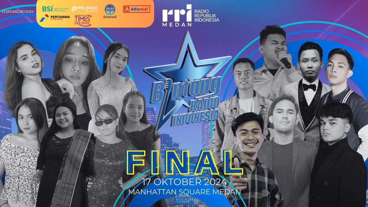 FINAL BINTANG RADIO INDONESIA RRI MEDAN TAHUN 2024 - YouTube