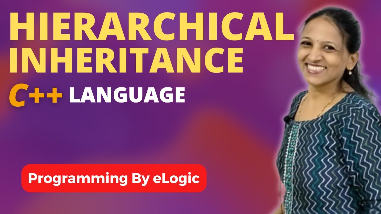 Hierarchical Inheritance In C Language Elogic Classes Youtube