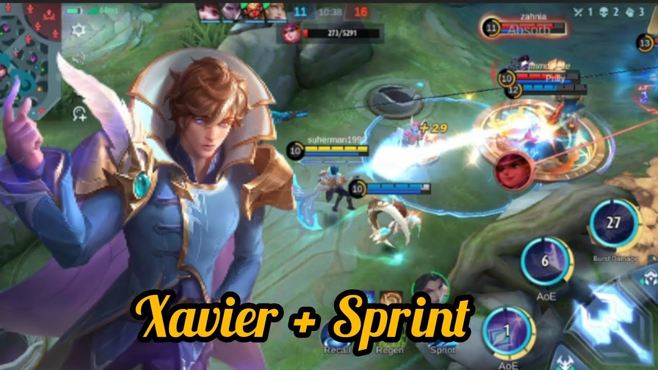 XAVIER MAGE + SPRINT IS LIKE 135 - YouTube