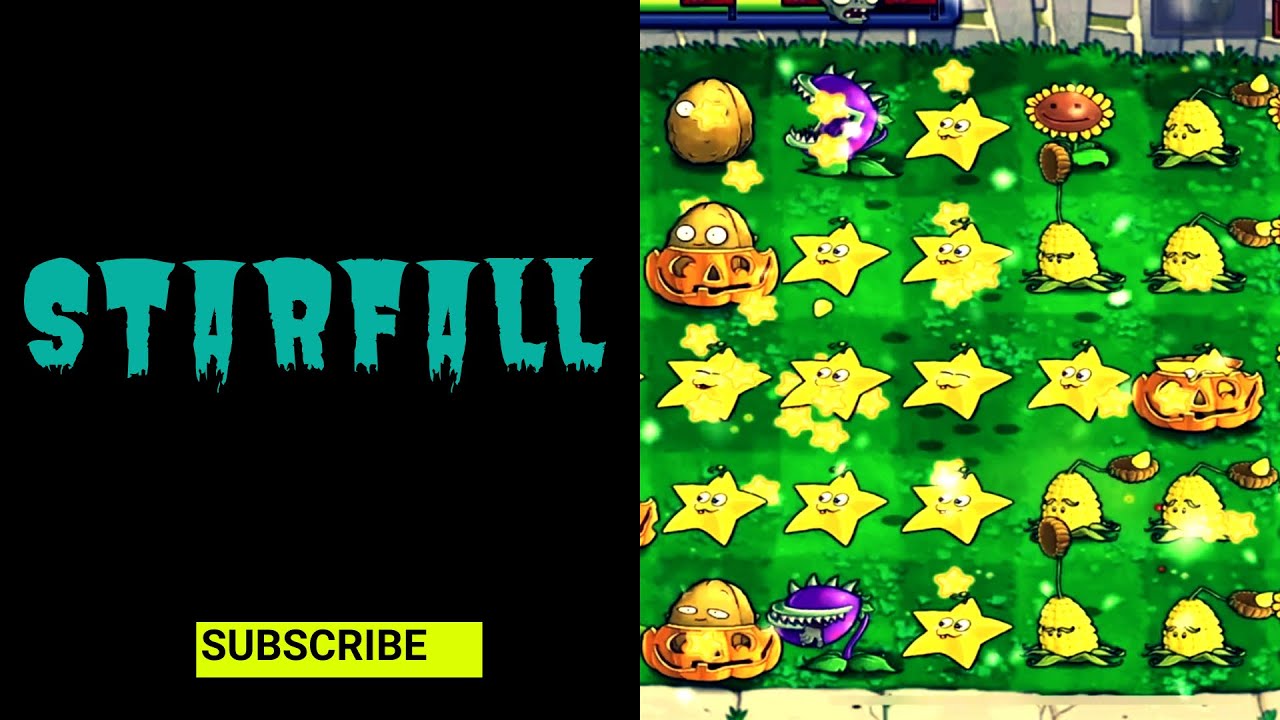 Plants vs Zombies:”STARFALL” - YouTube