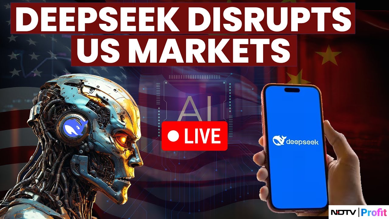 DeepSeek Disrupts US Markets Live: DeepSeek China AI | US Markets Live ...