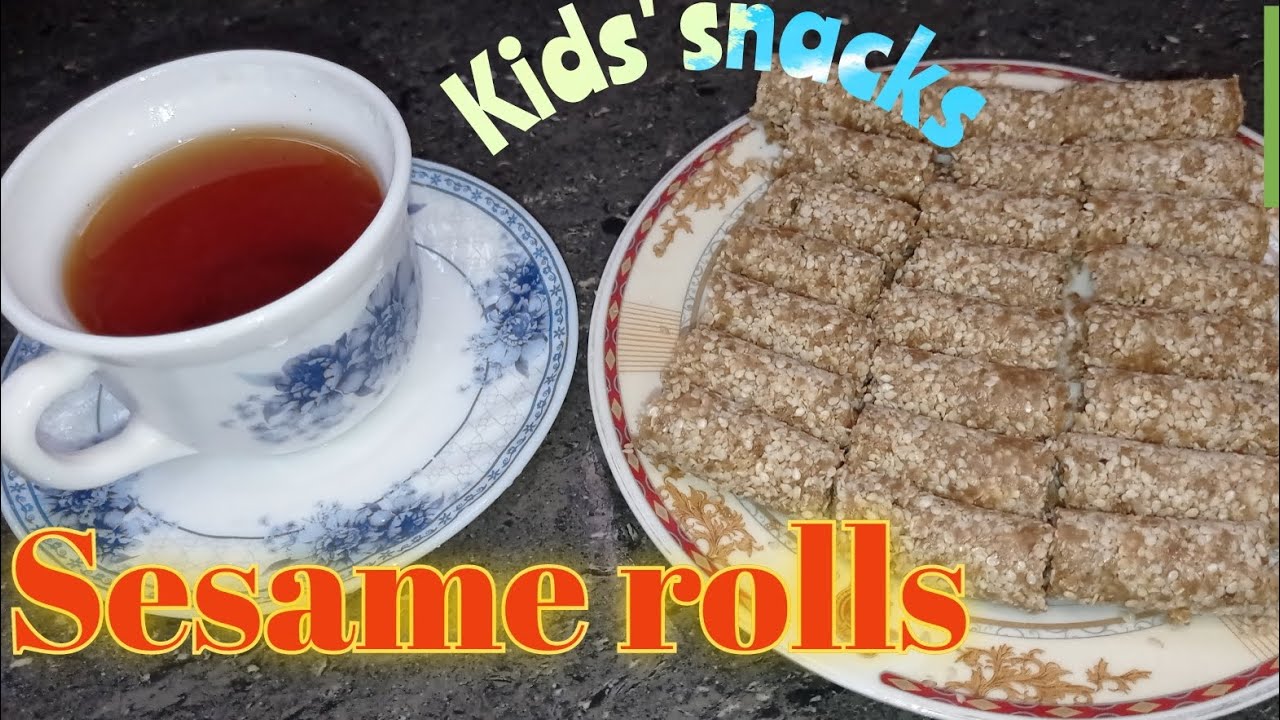 sesame roll/ Gingelly rolls for snacks/ by Asian home food - YouTube