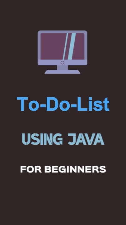"Create your own To-Do List in Java! Manage tasks efficiently! " #Java #ToDoList - YouTube