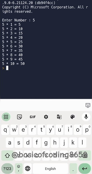 20 - Print table of any number in C# #csharp#csharpdotnet#basicofcoding#tableof5#coding#shorts# ...