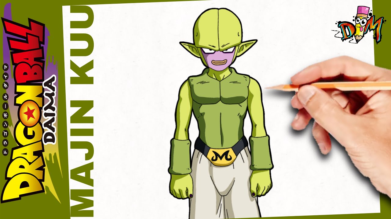 COMO DIBUJAR A MAJIN KUU de DRAGON BALL DAIMA | how to draw majin kuu ...
