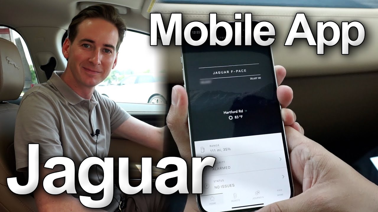 How to Use Jaguar Mobile App for Your 2023 Jaguar - YouTube