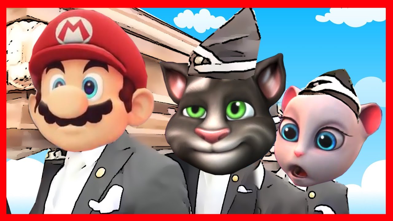 Talking Tom&Super Mario Bros ——Coffin Dance Song Astronomia （COVER ...