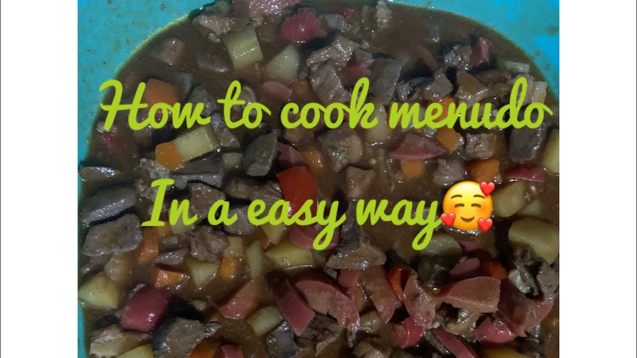Easy way to cook your menudo #myownstyle#mymenudo#easyulamideas - YouTube