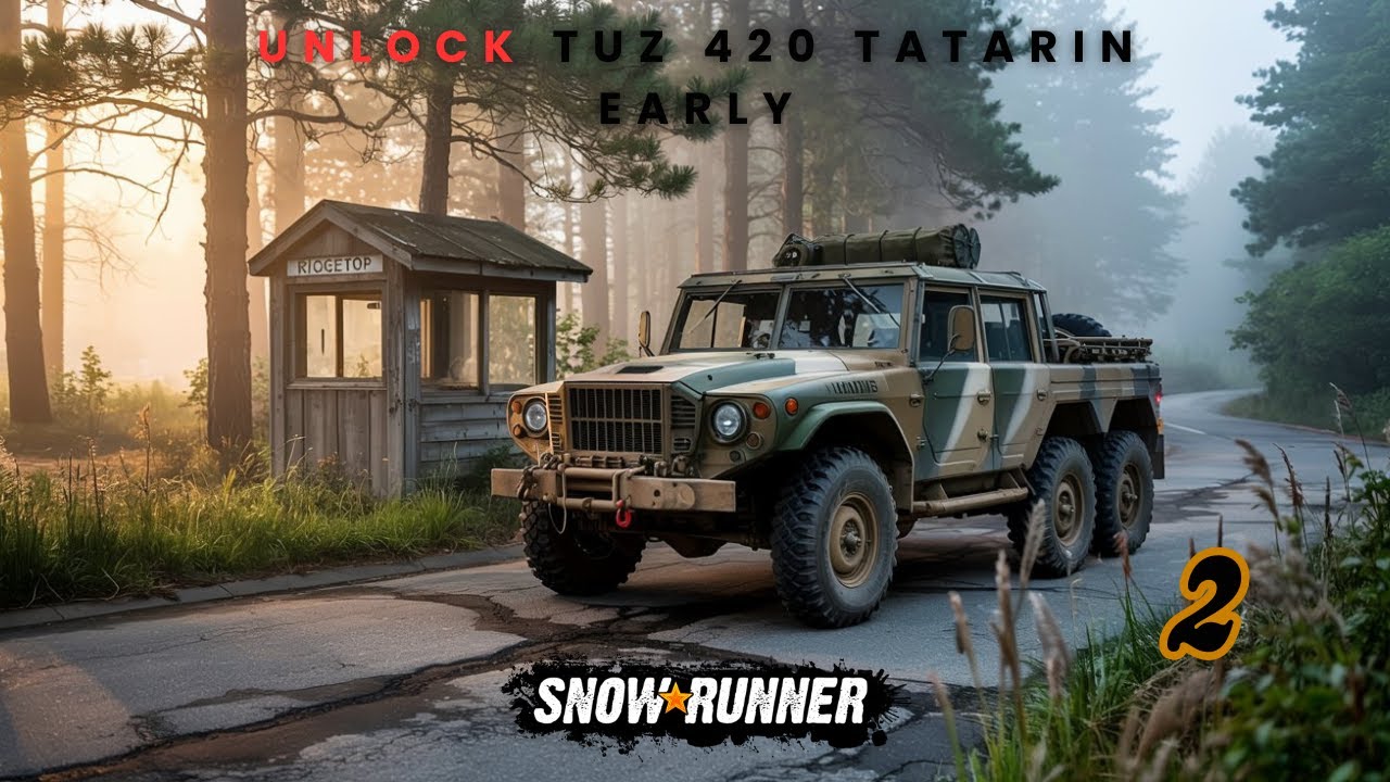 How to Unlock the TUZ 420 Tatarin Early in SnowRunner! - YouTube