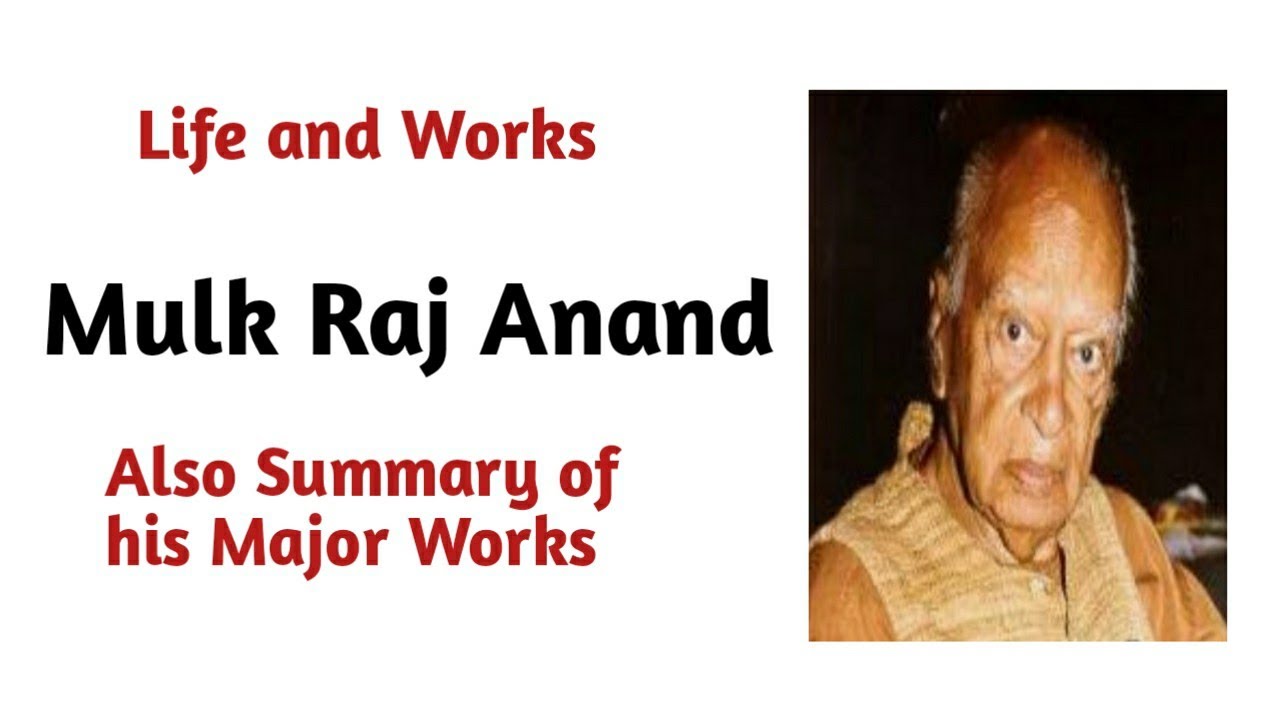 #biography Mulk Raj Anand - YouTube