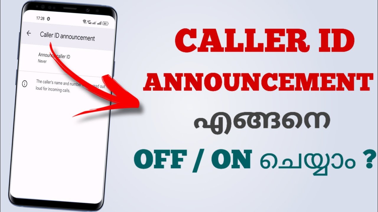 How To Disable / Enable Caller Id Announcement In Any Android Phone ...