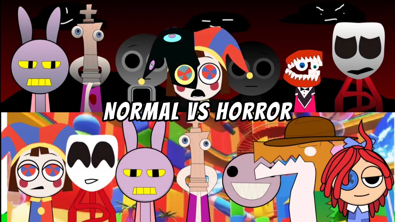 Incredibox Sprunki Digital Circus VS Horror Digital Circus - YouTube