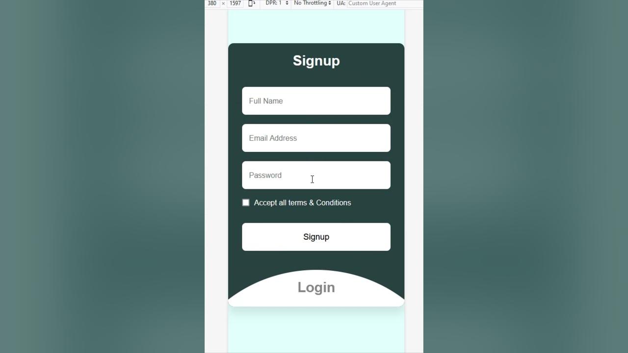 Login Form And Registration Form Loginform Login Signup Htmlcssproject Project Youtube 1675