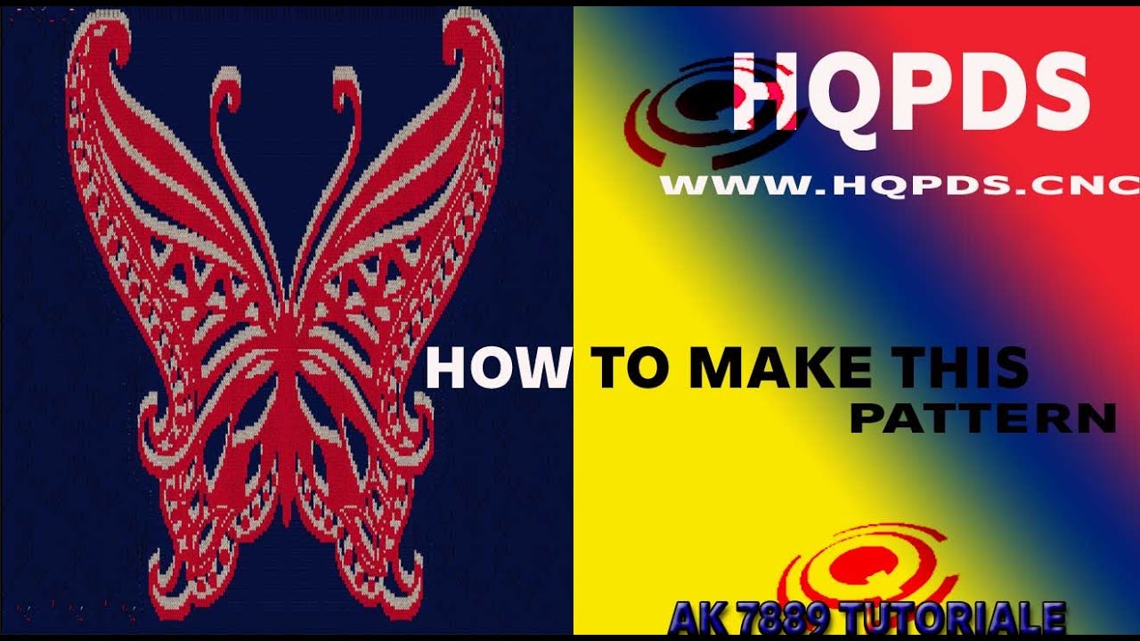 jaquard fashion hqpds# 3 color with self knit pattern how to ma butter ...