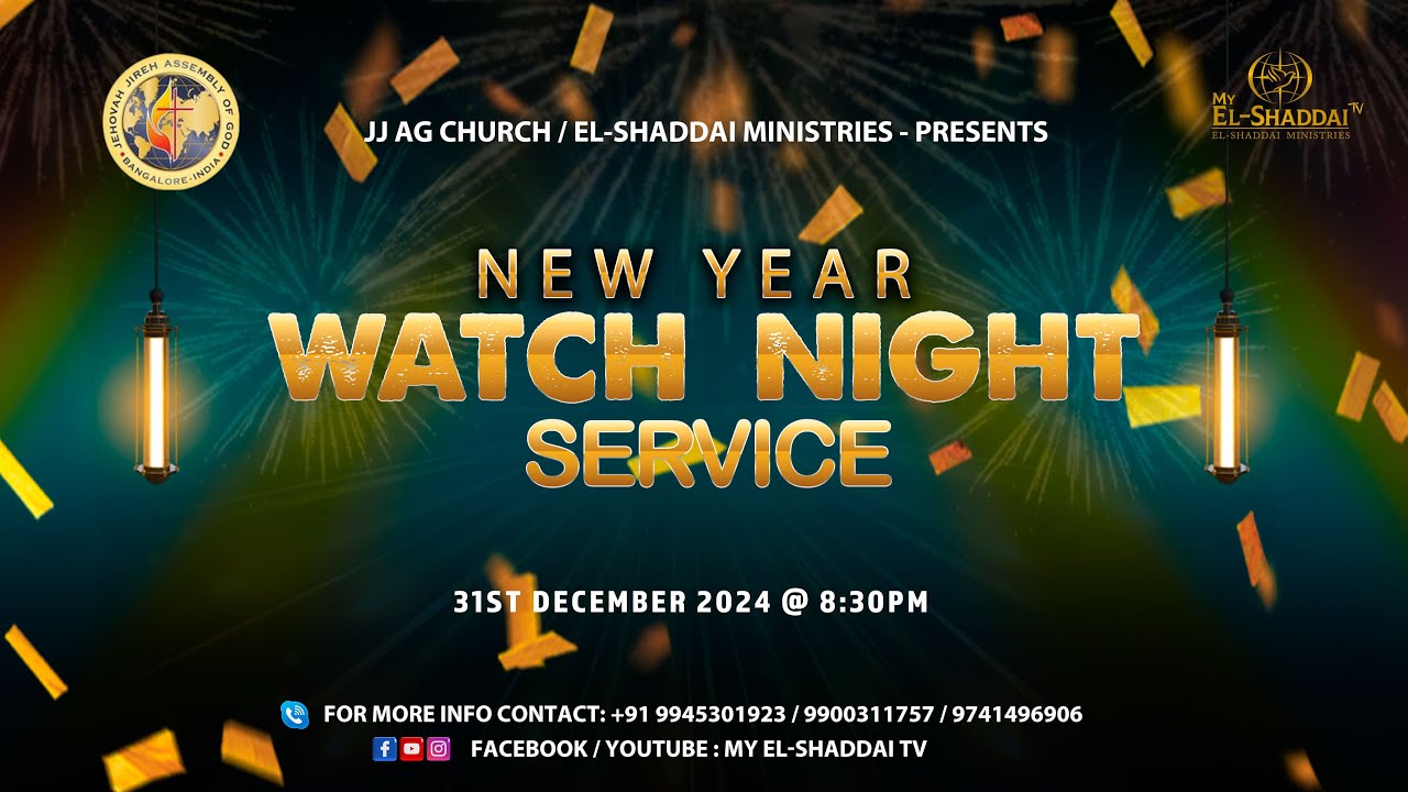 New Year Watch Night Service | 31 December 2024 | Apostle Christopher ...