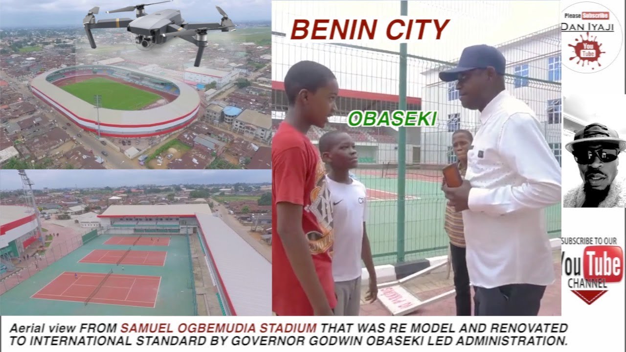 DRONE VIEW, SAMUEL OGBEMUDIA STADIUM, BENIN CITY, EDO STATE - YouTube