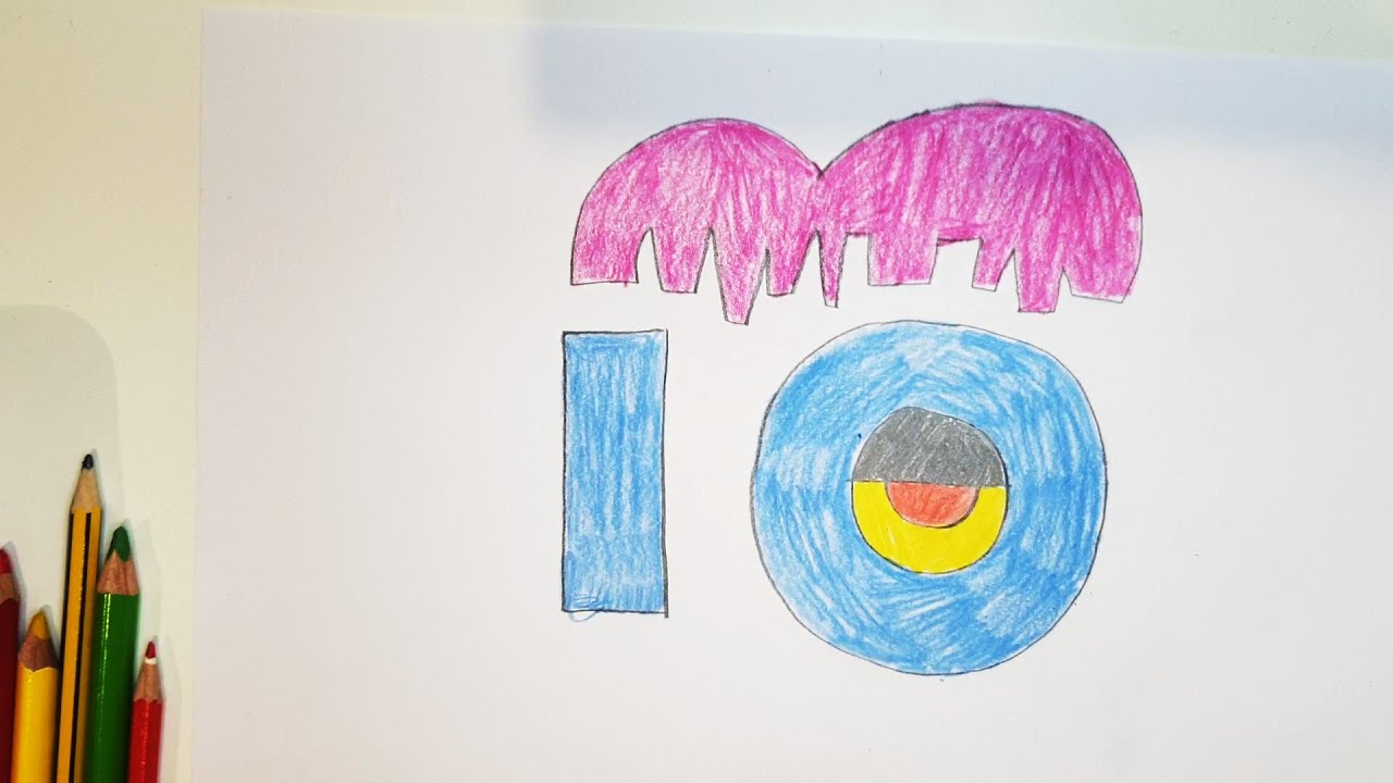 Abstract Count Drawing - Number 10 - YouTube