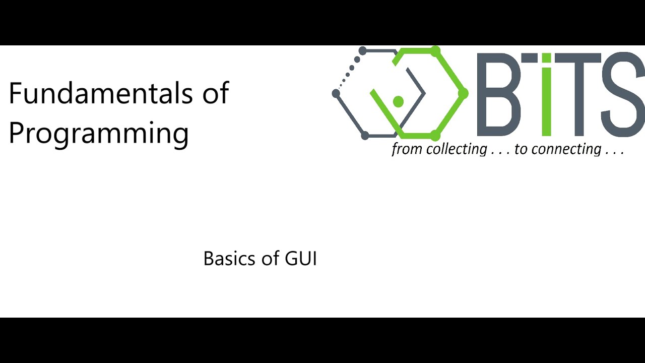 Basics of GUI - YouTube