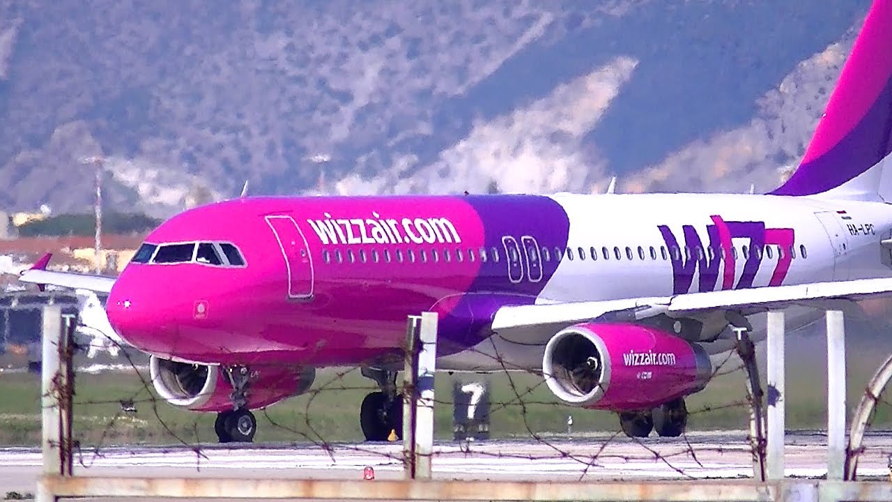 Airbus A320 Wizz Air take off at Pisa(LIRP). - YouTube