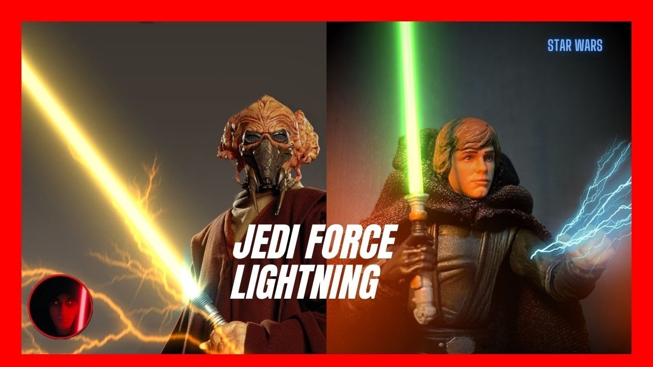 Electric Judgement Jedi Force Lightning - YouTube