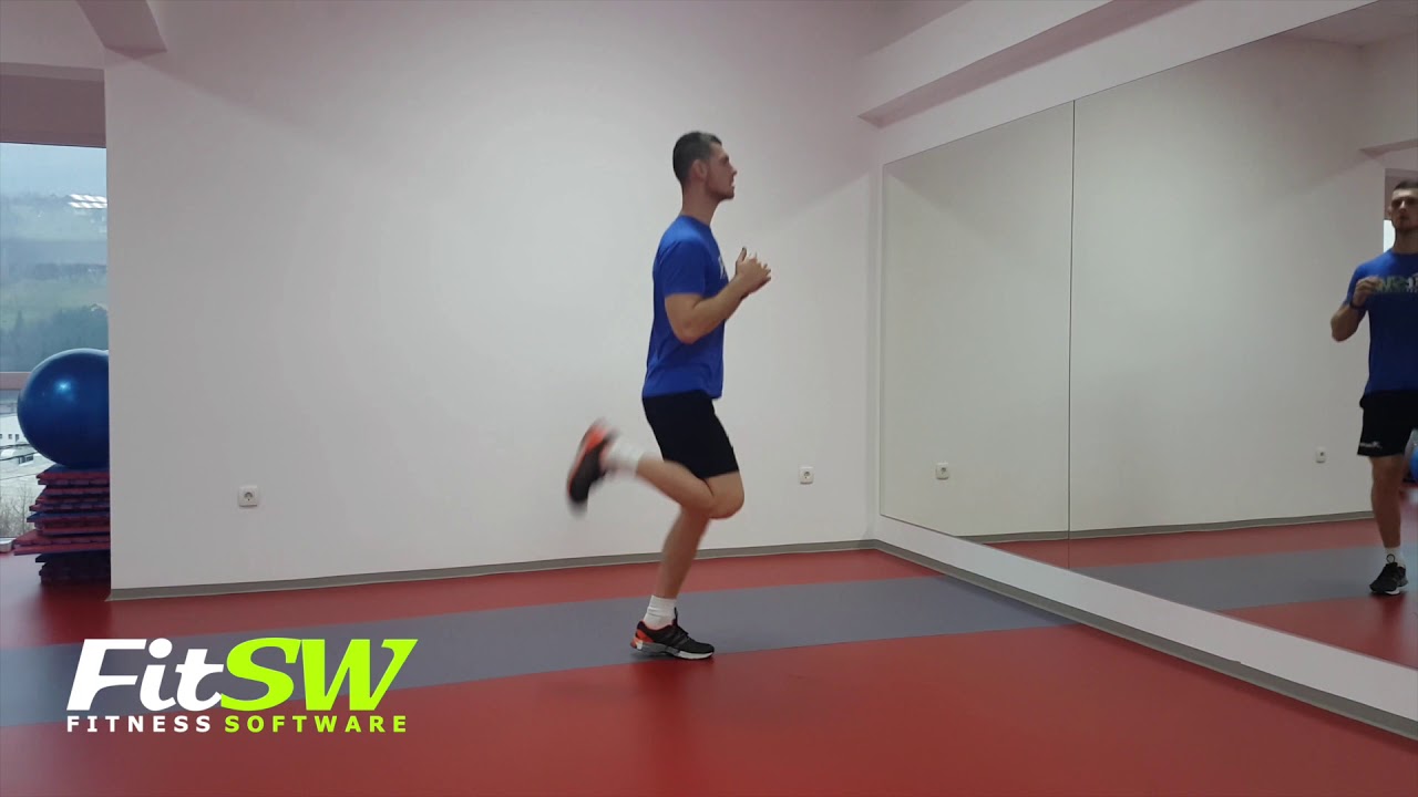 Butt Kicks: Cardio Exercise Demo How-to - YouTube