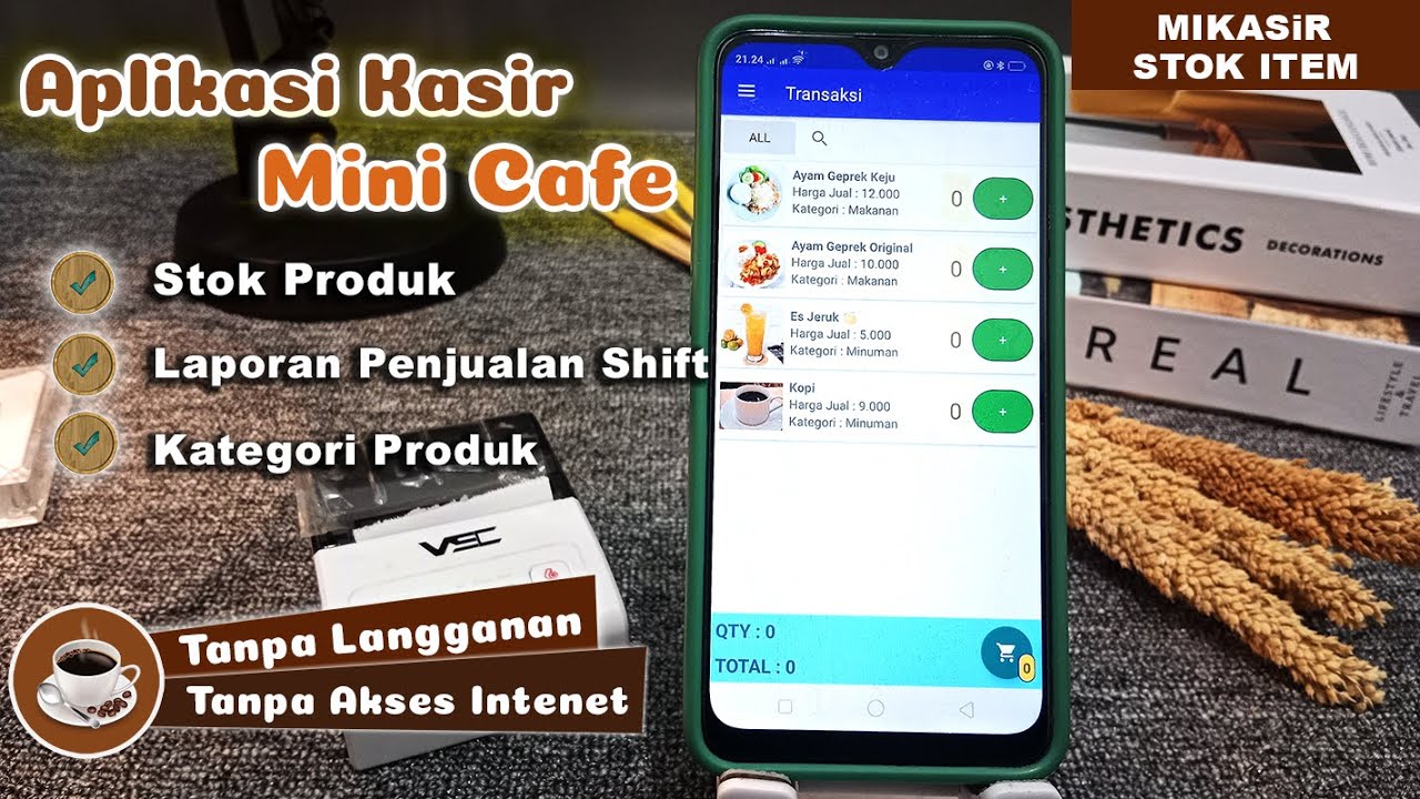 Implementasi Kasir Untuk Usaha Cafe dan Resto - MIKASIR STOK ITEM ...