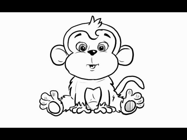 Cartoon Monkeys To Draw