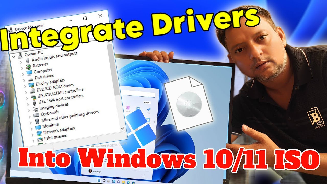 Integrate Drivers into Windows 10/11 ISO | 2025 Complete Guide - YouTube