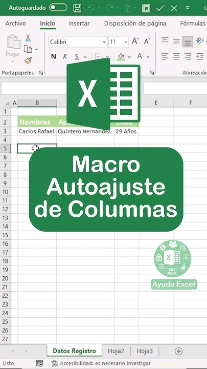 COMO AJUSTAR CELDAS AUTOMATICAMENTE EN EXCEL (TAMAÑO DE COLUMNAS) #Excel #Exceltips # ...