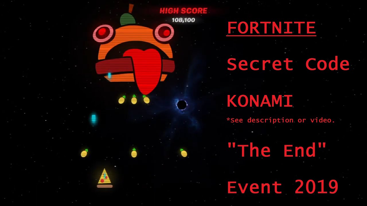 Fortnite - Secret KONAMI code - YouTube