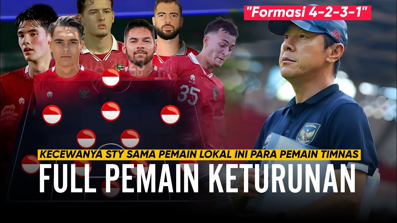 BUANG SEMUA PEMAIN LOKAL 😱 Line Up Top Pemain Eropa Isi Skuad Timnas ...