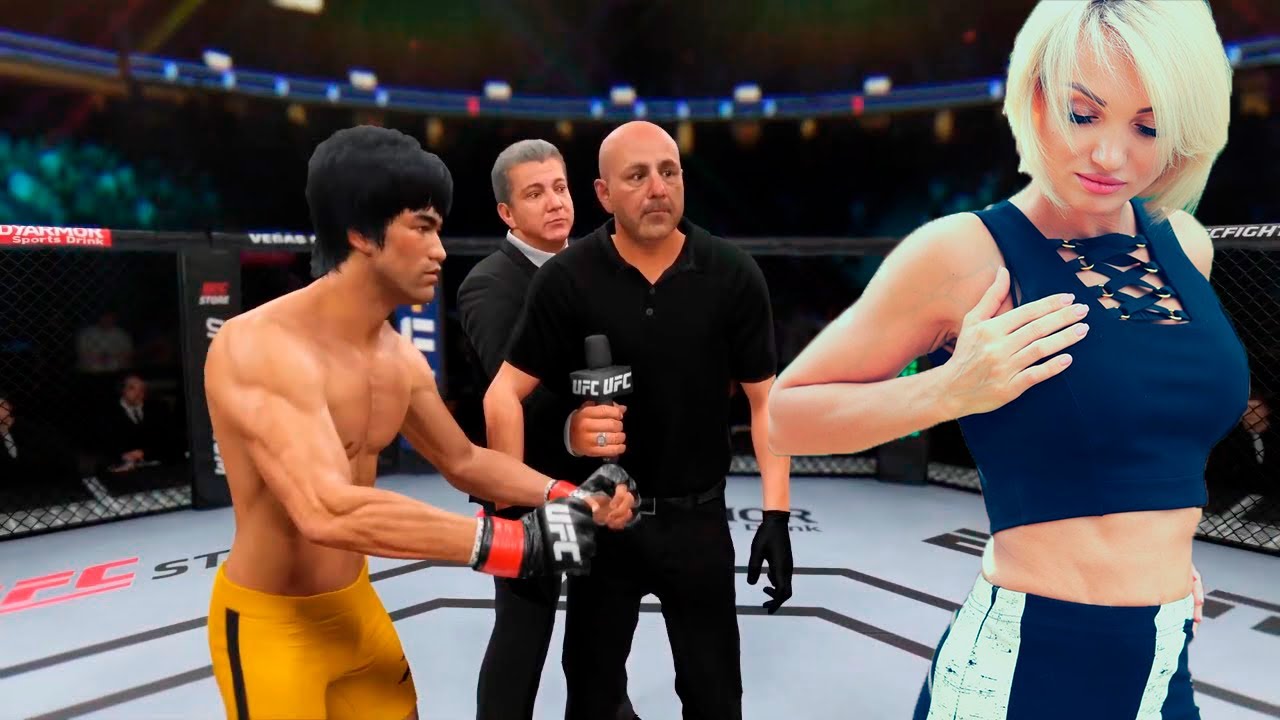UFC 4 | Bruce Lee vs. MiDju Show (EA Sports UFC 4) - YouTube