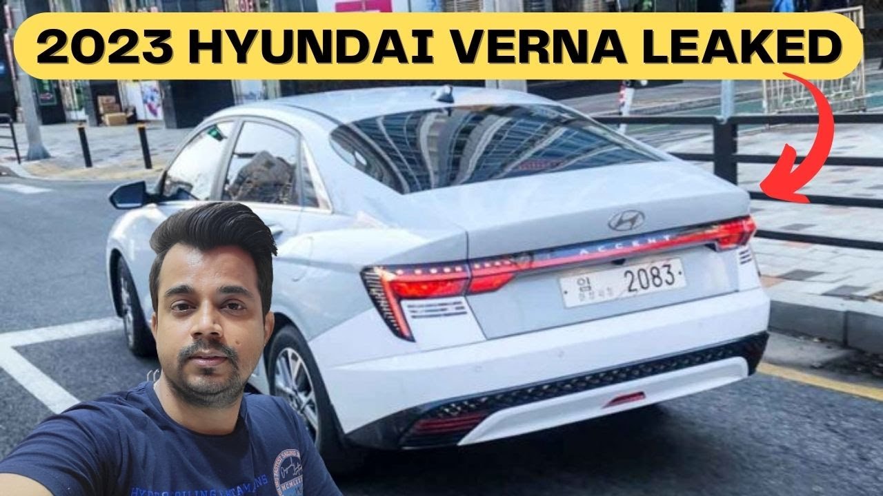 2023 Hyundai Verna Spied On Road in WHITE Color - 2023 New Verna Fully ...