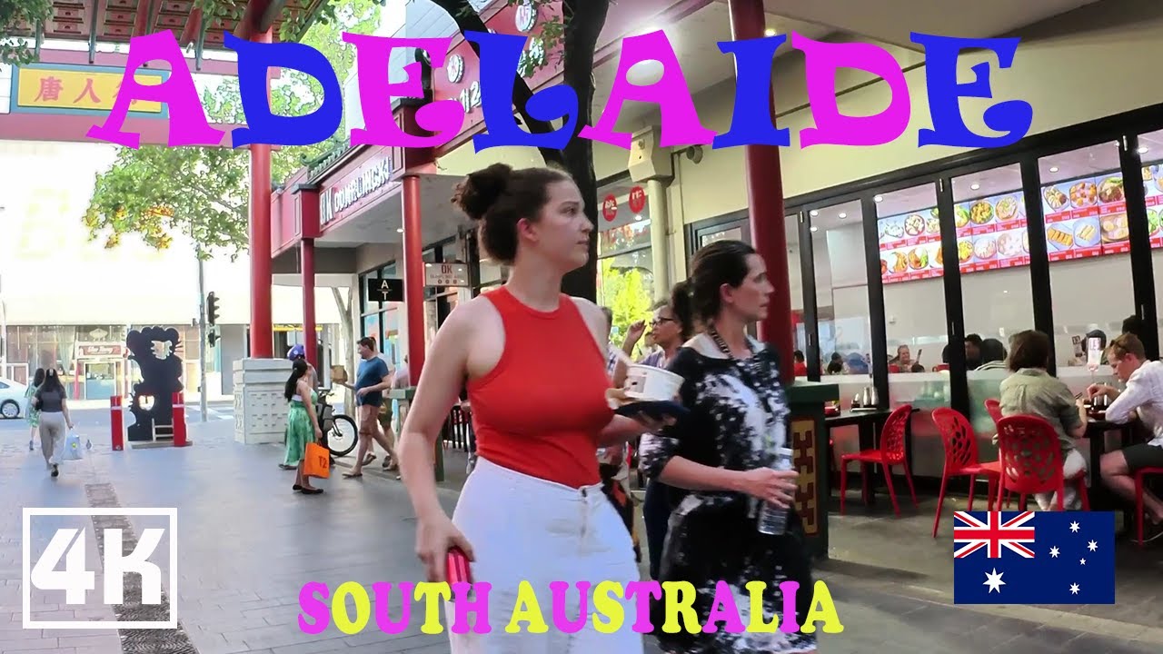 Adelaide CBD Summer Walking Tour |2023 South Australia|Adelaide 4K ...