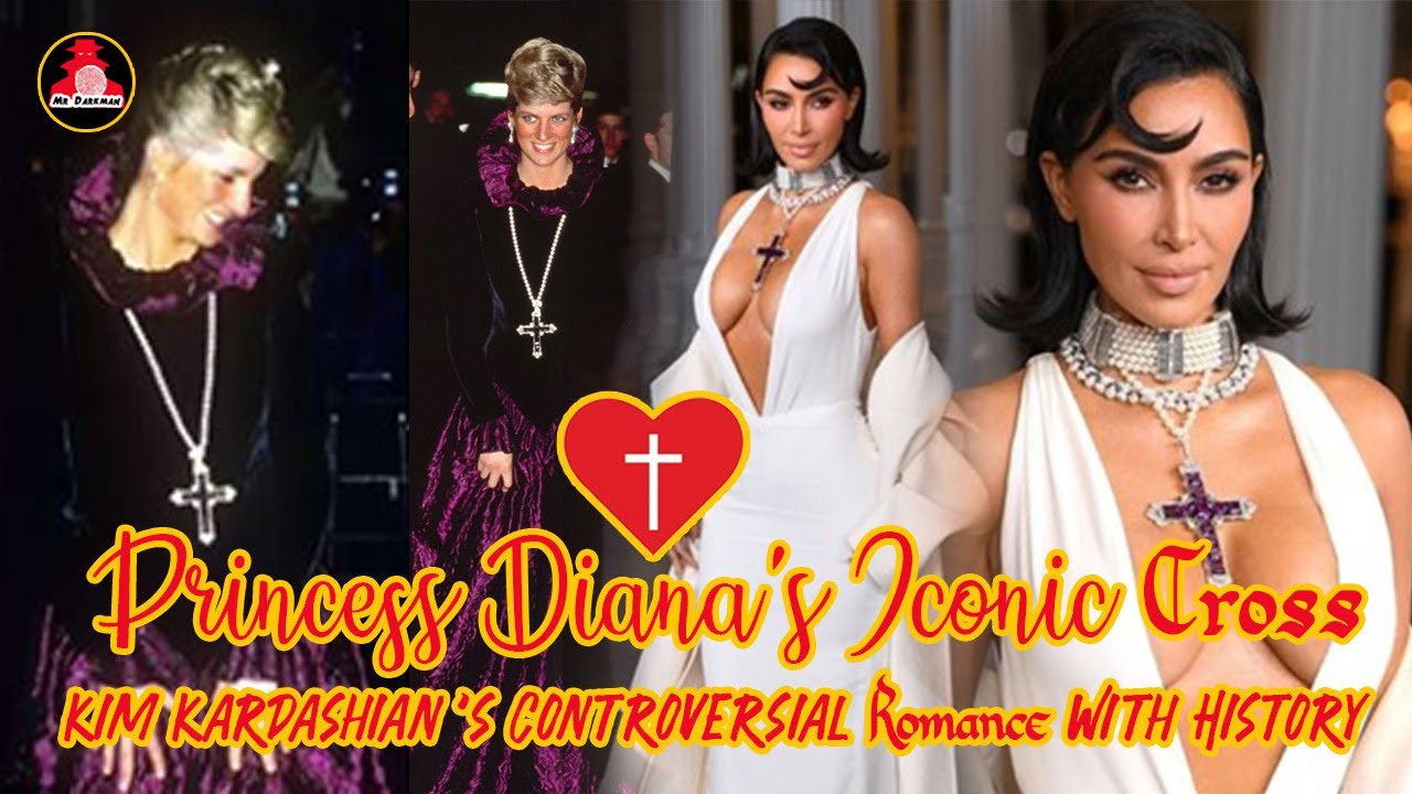Kim Kardashian Wears Princess Diana's ICONIC Cross in Skintight Dress ...