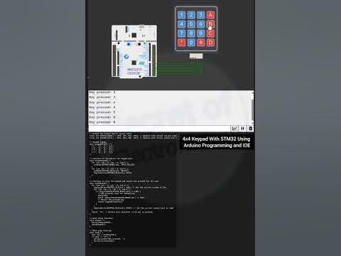How to Interface 4x4 Keypad With STM32 Using Arduino Programming and IDE - YouTube