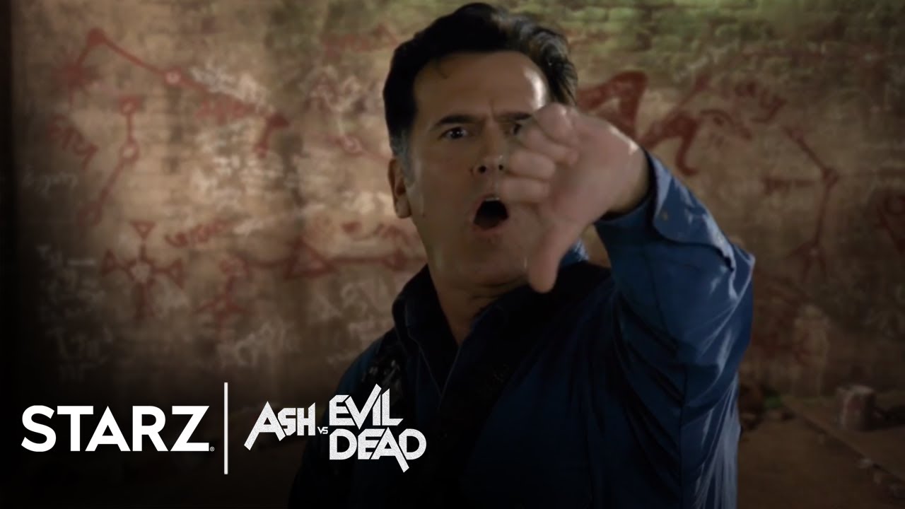 Ash vs Evil Dead | Who's Your Daddy?: Bad Influences | STARZ - YouTube