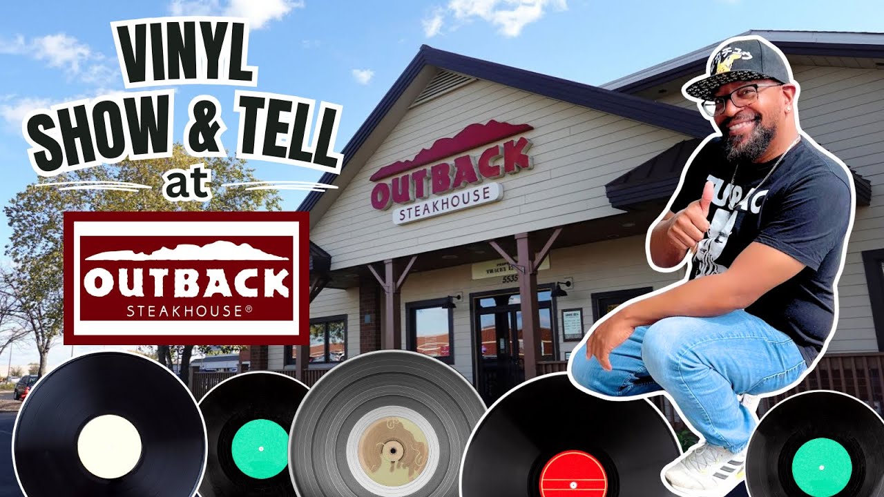 VINYL SHOW & TELL at Outback Steakhouse - YouTube