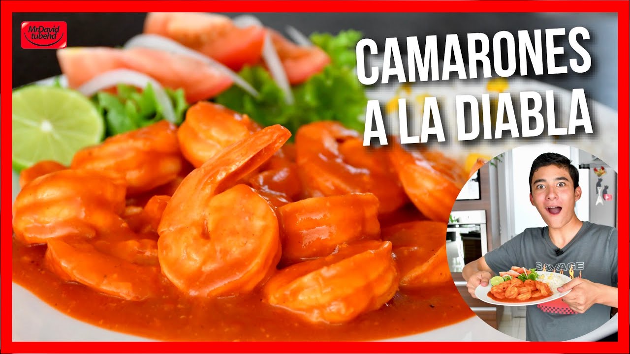 CAMARONES A LA DIABLA receta fácil que te encantará! - YouTube