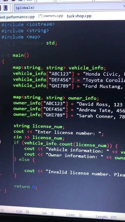 Vehicle License C Codingninja Coders Coderstokyo Codelife