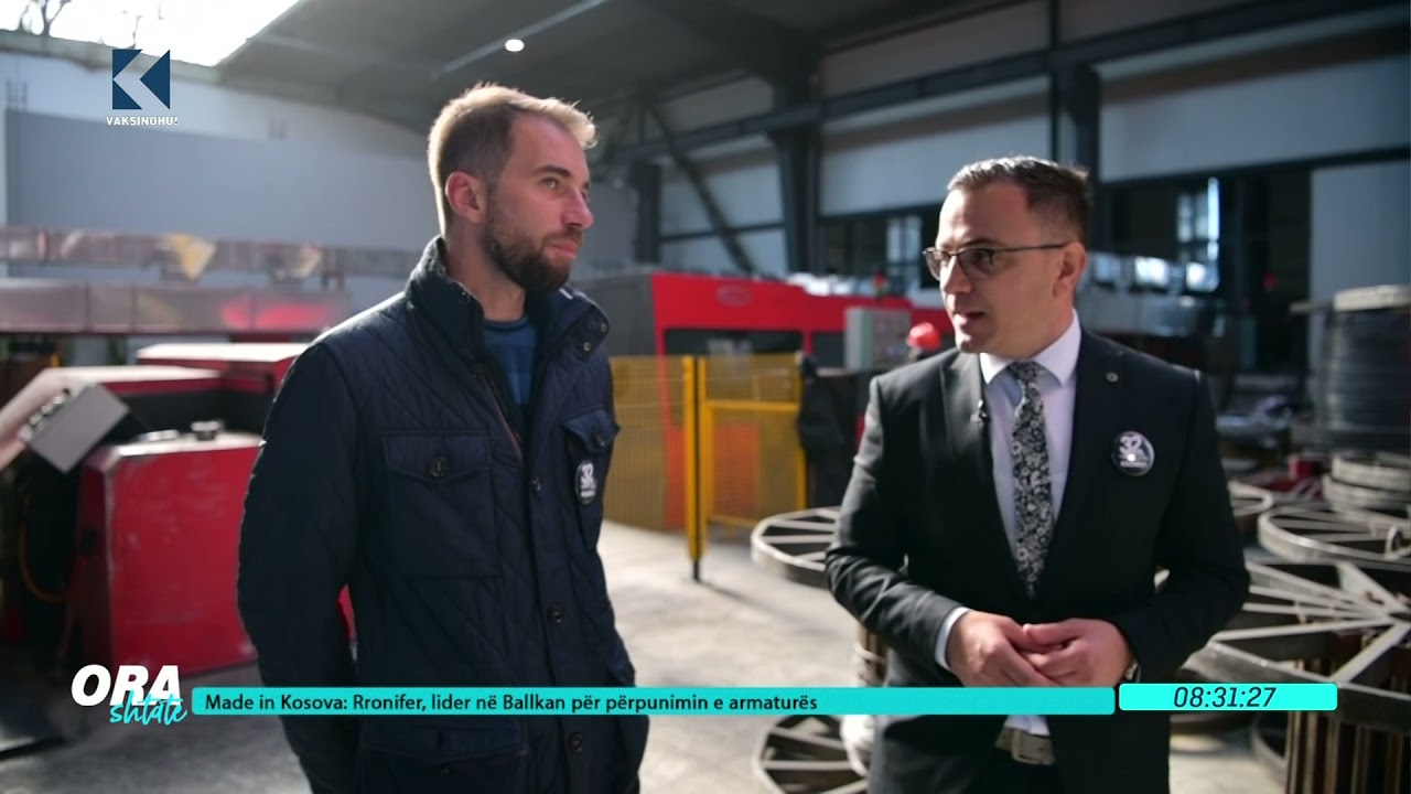 Ora 7 - Rronifer, lider në Ballkan për përpunimin e armaturës - YouTube