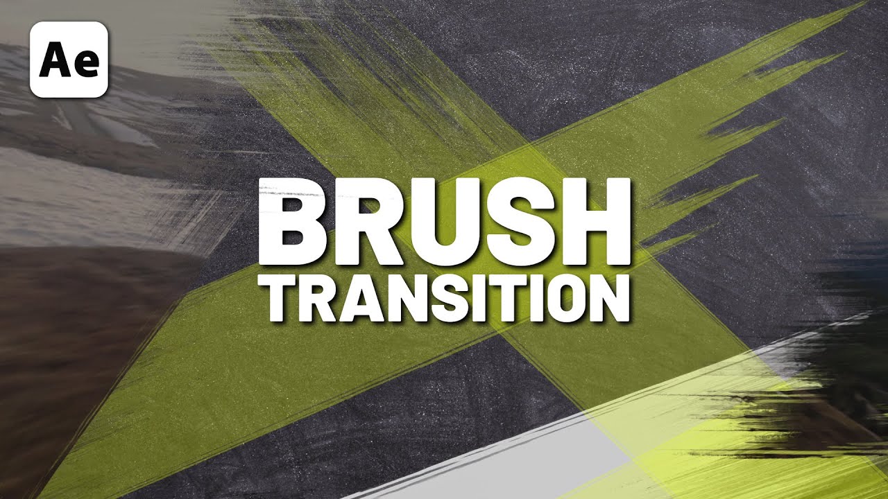 Simple Brush Stroke Transition in After Effect Tutorial | After Effect Tutorial - @MotionsFly ...